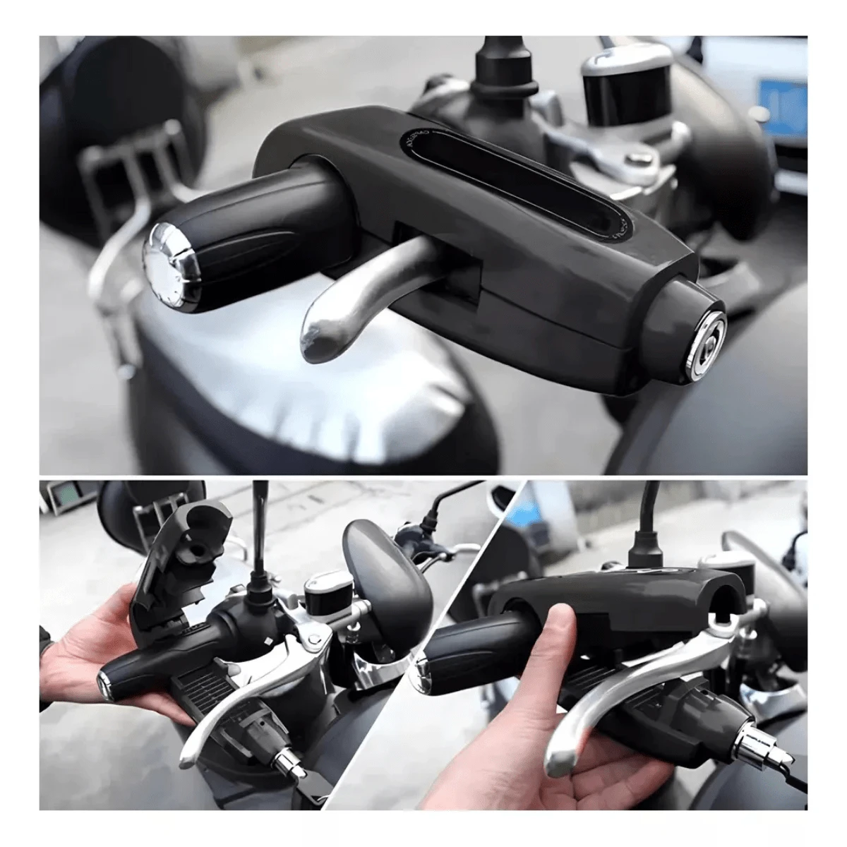 Electronics Paradise Motorcycle Lock Padlock Lock For Lever And ...