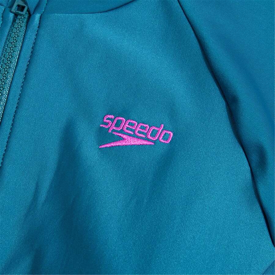 Speedo Speedo Women One-Piece Short Sleeve Swimsuit, Fashion Racing ...