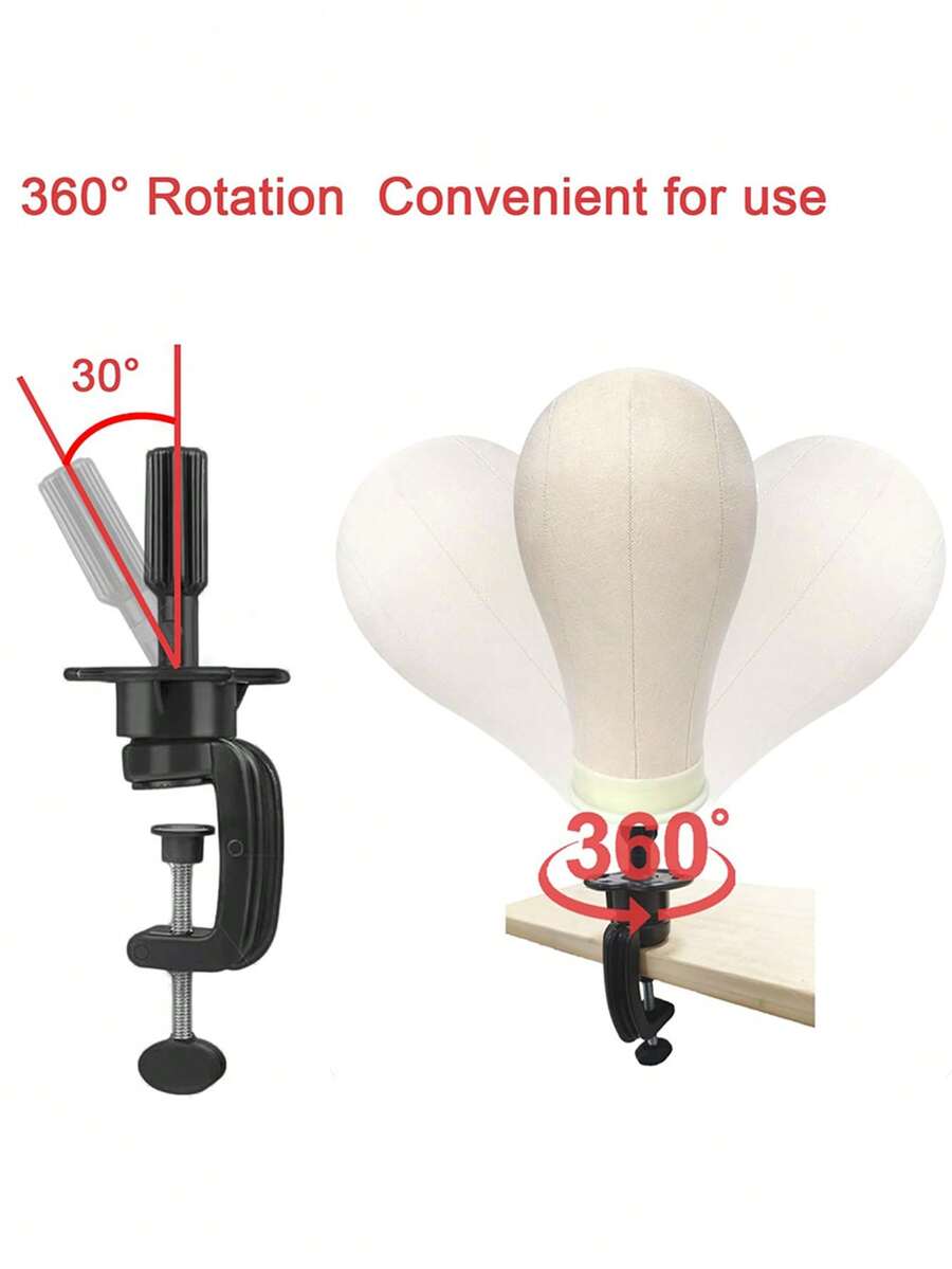 Wig Head, Wig Stand With Head, Wig Head Stand With Canvas Block Head ...