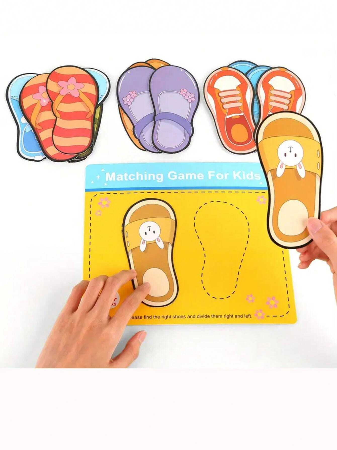 Children's Interactive Shoe Matching Game - Early Educational Toy ...