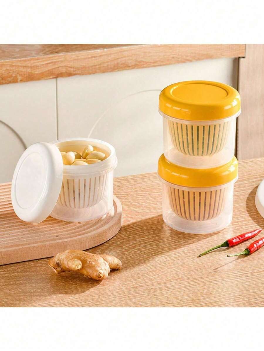 Kitchen Onion, Ginger, And Garlic Storage Boxes, Refrigerator Onion ...