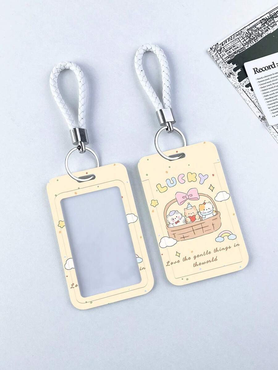 1PC Vertical Leather Shoulder Strap Card Holder Built-In Creative Retro ...