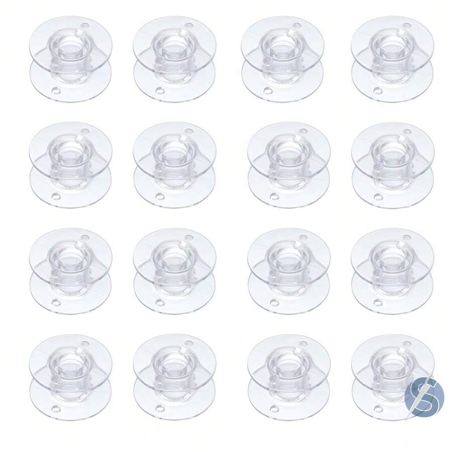 Kit With 10 Domestic Plastic Bobbins 172336 - Bobbin For SINGER, JANOME ...