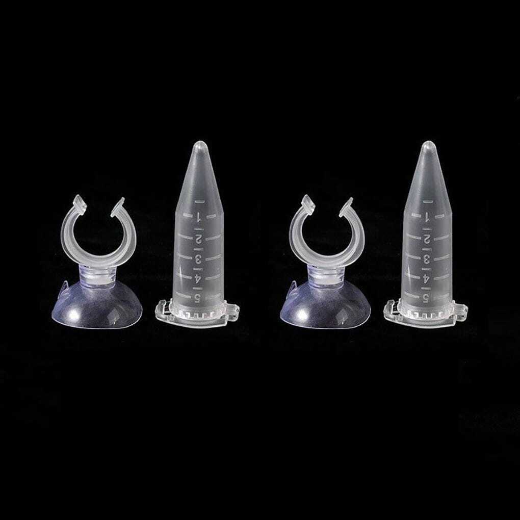2 Set Aquarium Feeding Tube Fish Tank Shrimp Larvae Feeder Durable Fish ...
