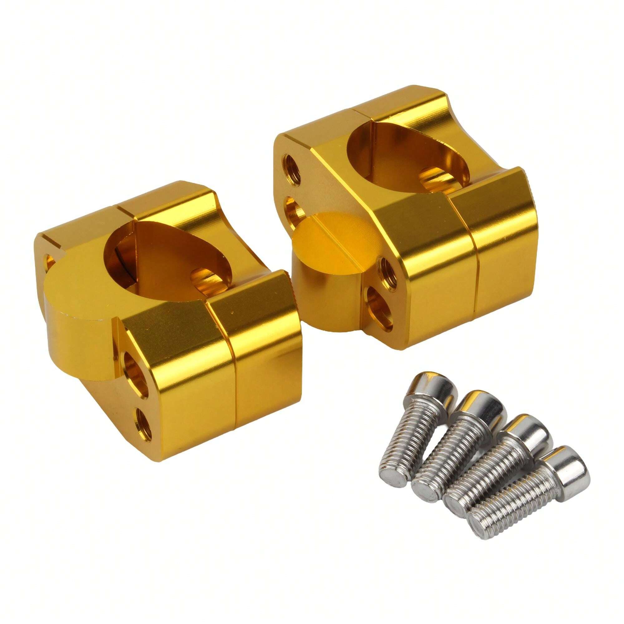 PowerMotor 22MM/28MM CNC Aluminum Motorcycle/ATV Handlebar Risers Mount Clamp Adaptor For Dirt ...