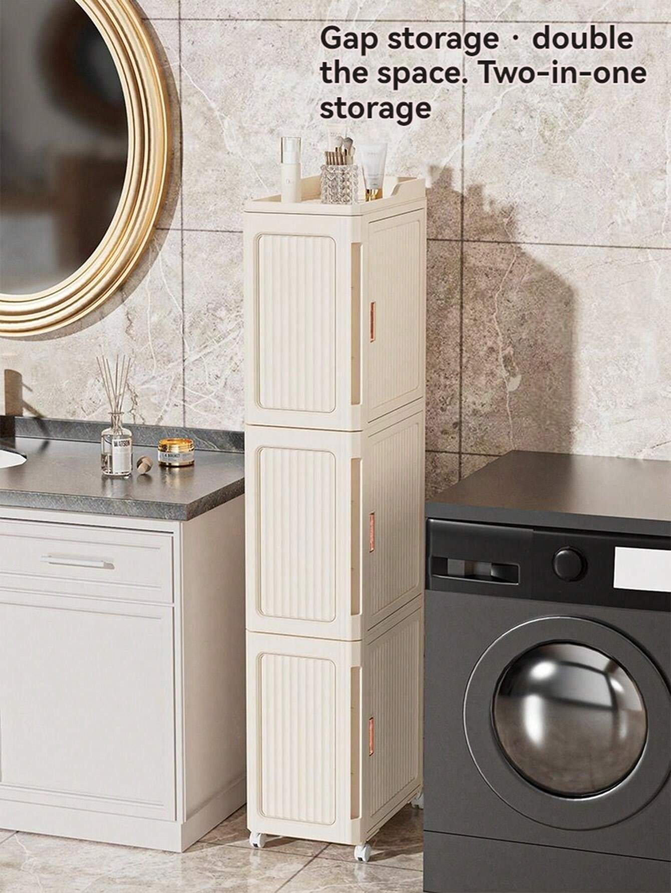 Multi-Functional Narrow Slit Storage Rack, Kitchen And Bathroom Storage ...