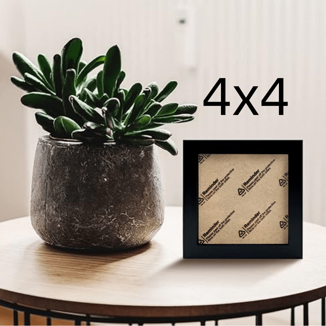 1/2/3 Pcs Record Your Memories 4x4" Picture Frames Black, Composite ...