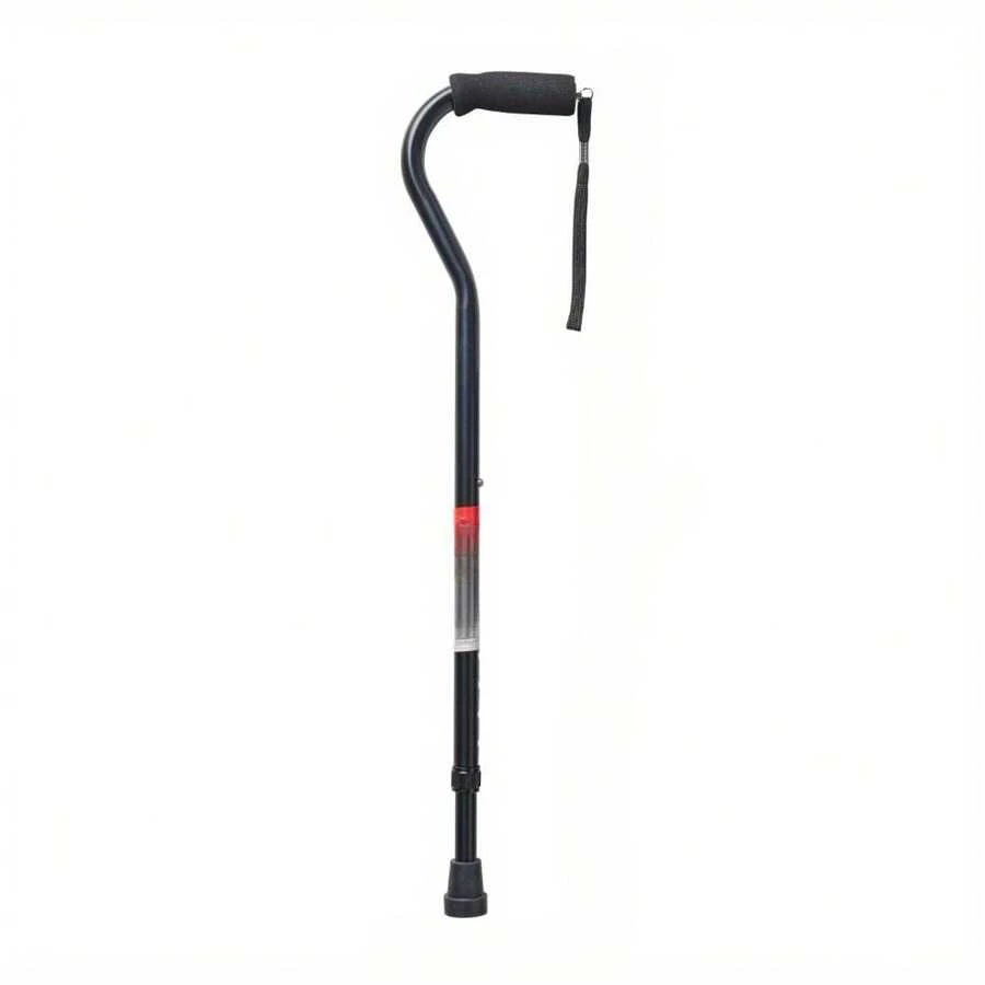 Equate Mobility Aluminum Offset Handle Cane With Foam Handle ...