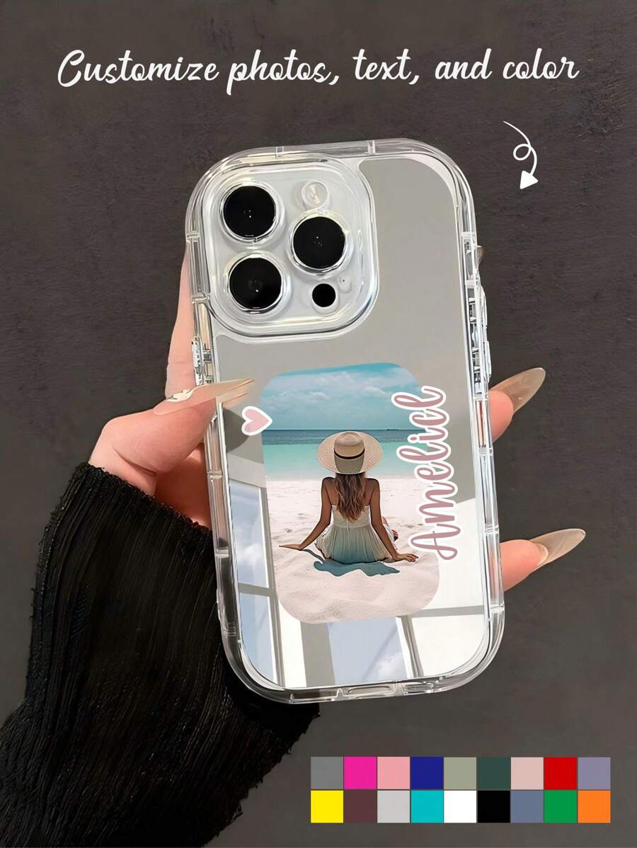 1 ชิ้น เคสโทรศัพท์กำหนดเอง พร้อมรูปชีวิต การเดินทาง วันหยุด ข้อความ ลายเซ็น รูปหัวใจ ตัวอักษร ...