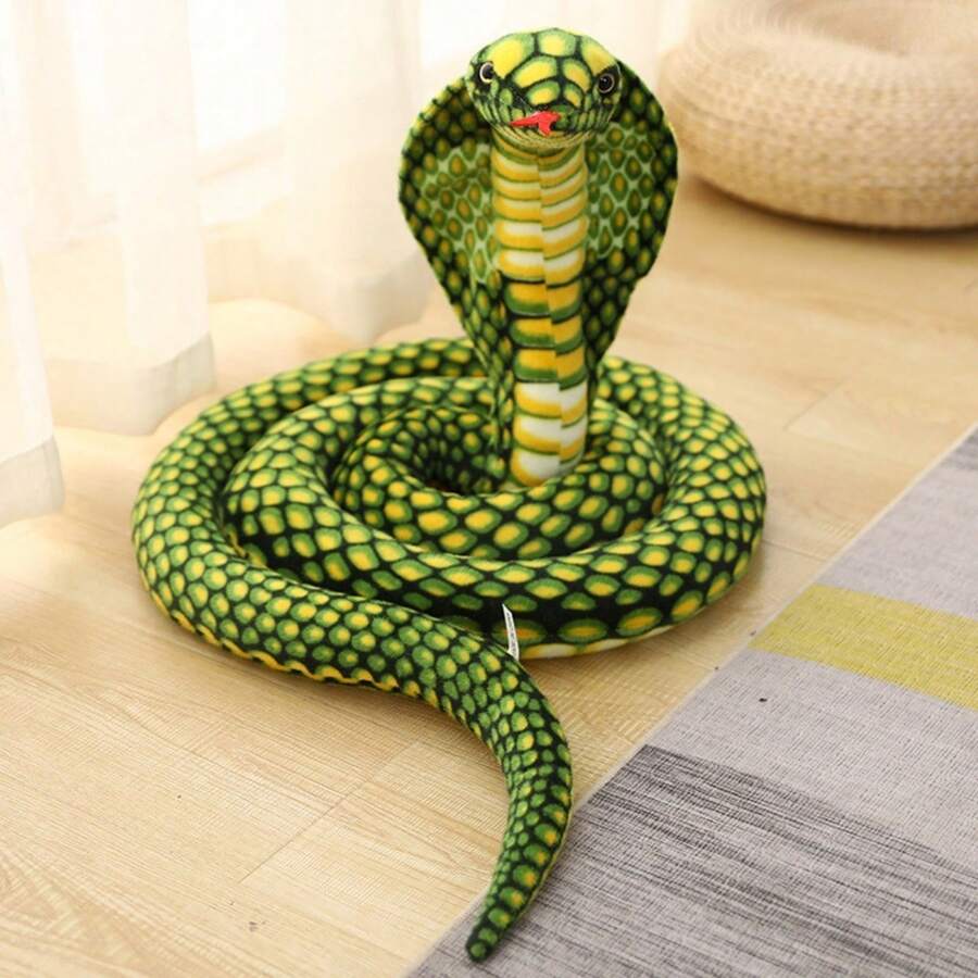 Large Plush Realistic Snake Soft Stuffed Animal Doll, Prop Snake Model ...