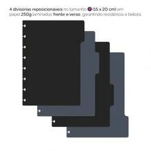 iscool Iscool Black And Graphite Spot Colors Disc Notebook Dividers ...