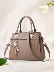 Fashion Top-Handle Bags For Women Embroided Chic Pendant Handbags ...
