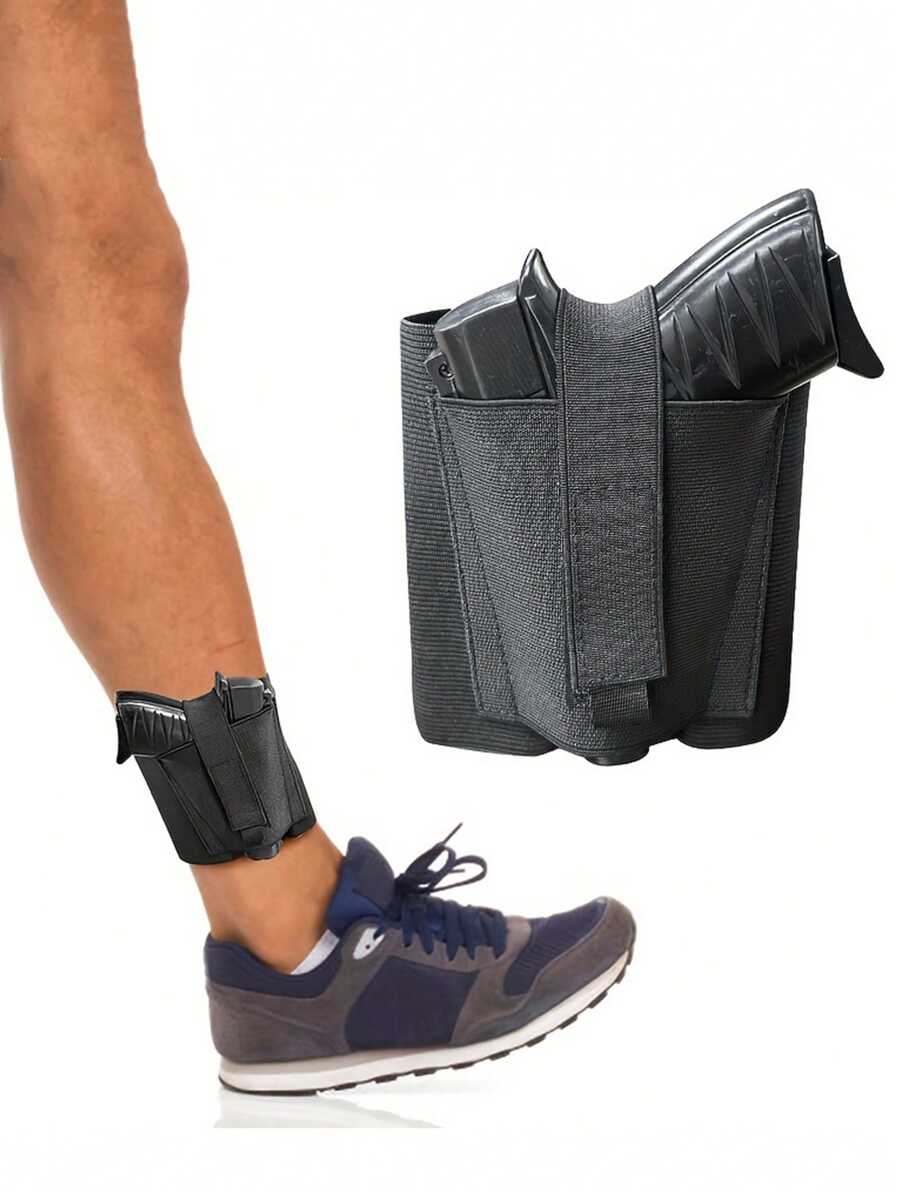 1pc Concealed Ankle Holster, Leg Carry Gun Holster, Boot Holster For ...