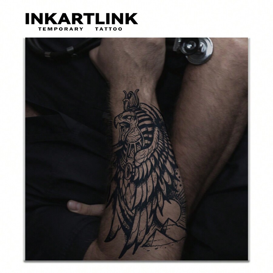INKARTLINK INKARTLINK Revolutionary Technology Tattoo, Semi-Permanent Tattoo, Eagle, Realistic ...