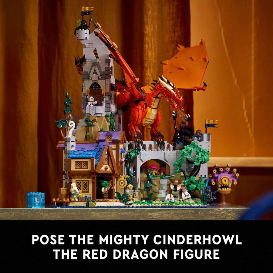 LEGO Ideas Dungeons & Dragons: Red Dragon's Tale Building Set For ...
