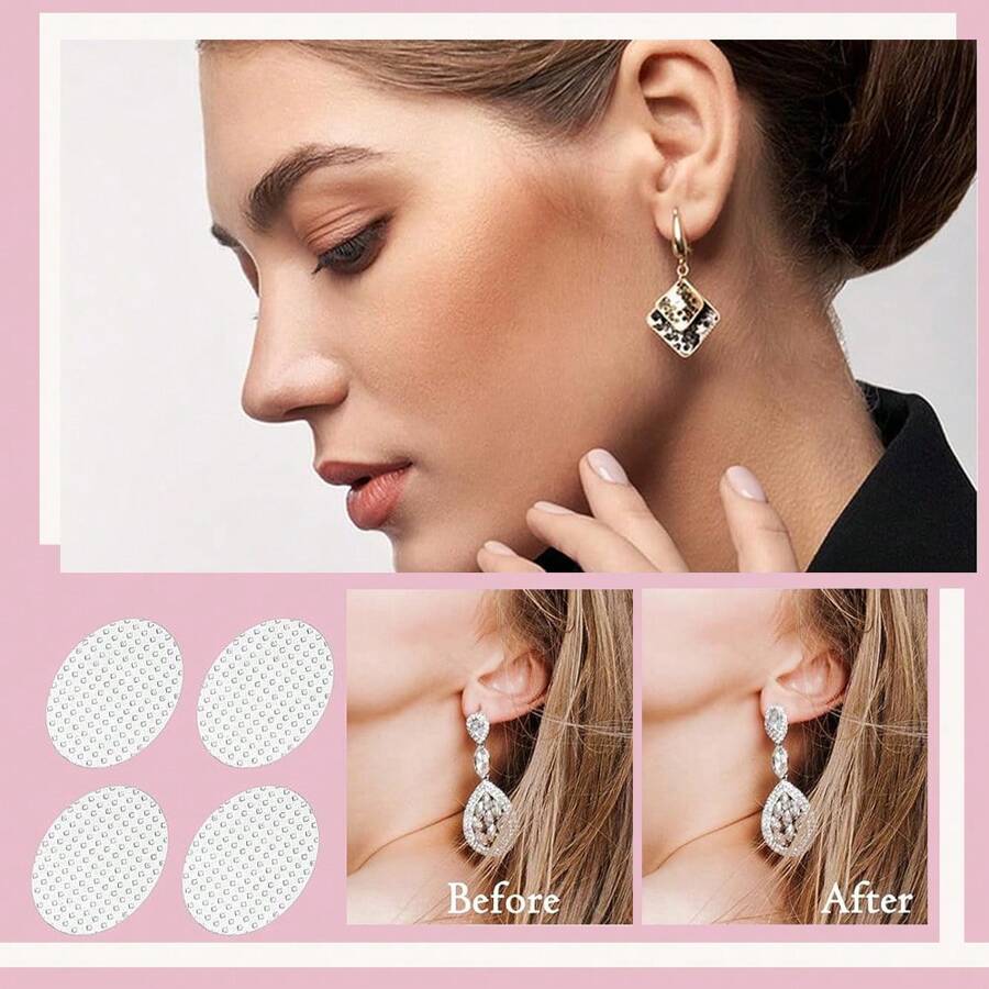 100 Patches Perfect For Stretched Ear Lobes And Relieve Strain From ...