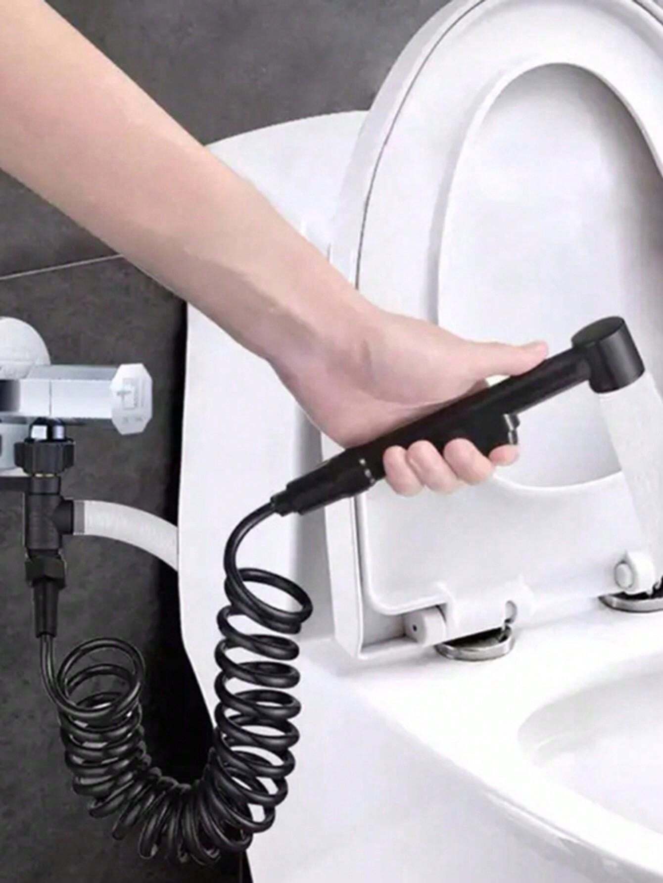 Water Toilet Bidet Sprayer Flexible Spring Shower Head Hose Tube ...