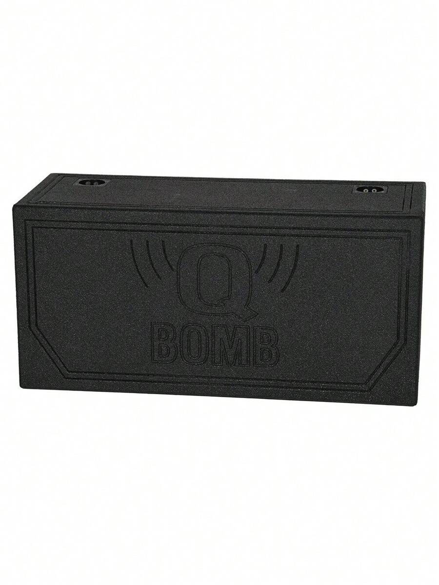 QPOWER QBOMB DUAL 12″ 12 INCH HORN-PORTED EMPTY SUB WOOFER ENCLOSURE ...