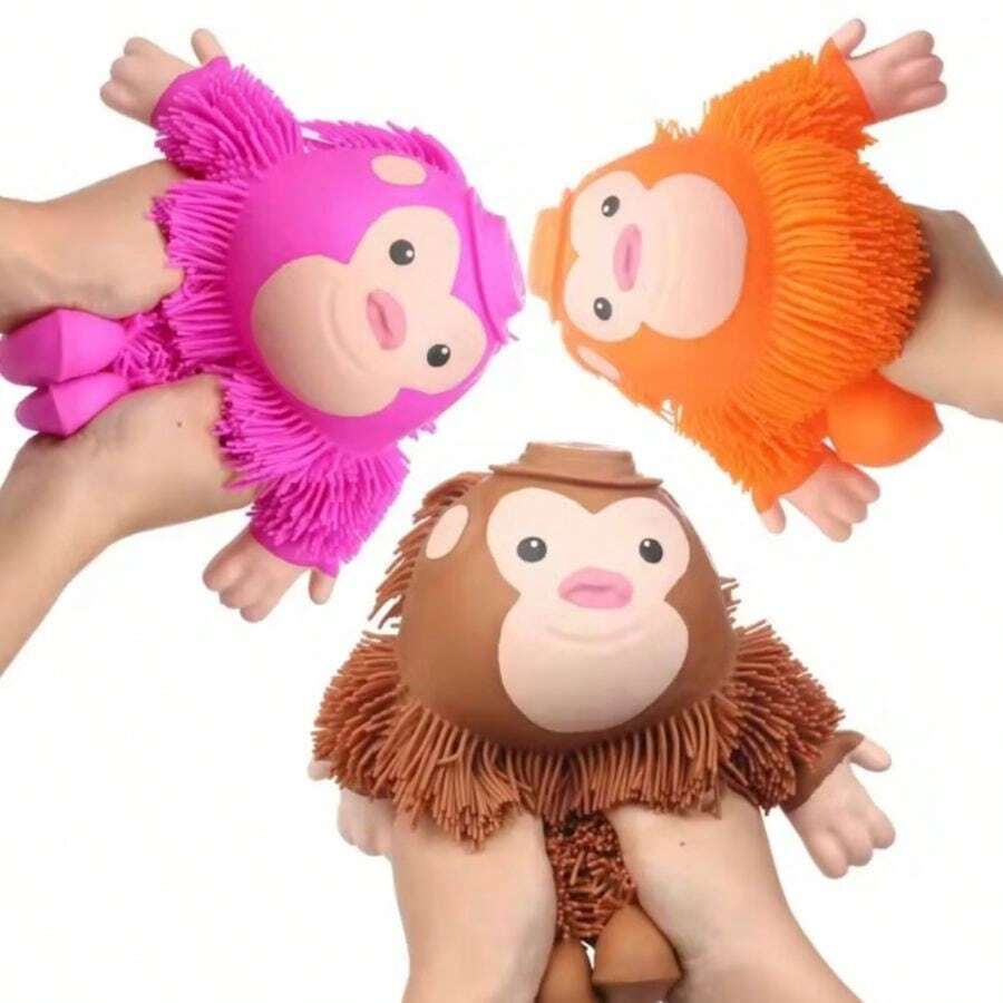 Anti Stress Monkey Squish Doll LED Light Squeeze Autistic Toy | SHEIN USA