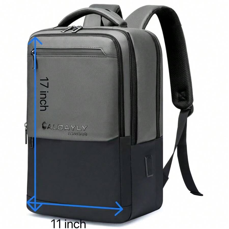CALDAYLY Business Laptop Backpack, Made Of Polyester Fiber, Suitable ...