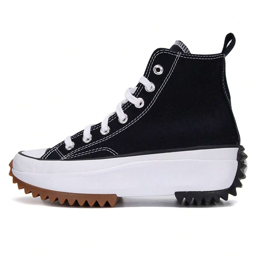 Converse Men & Women's Thick Sole High Top RunStarHike Canvas Sneakers ...