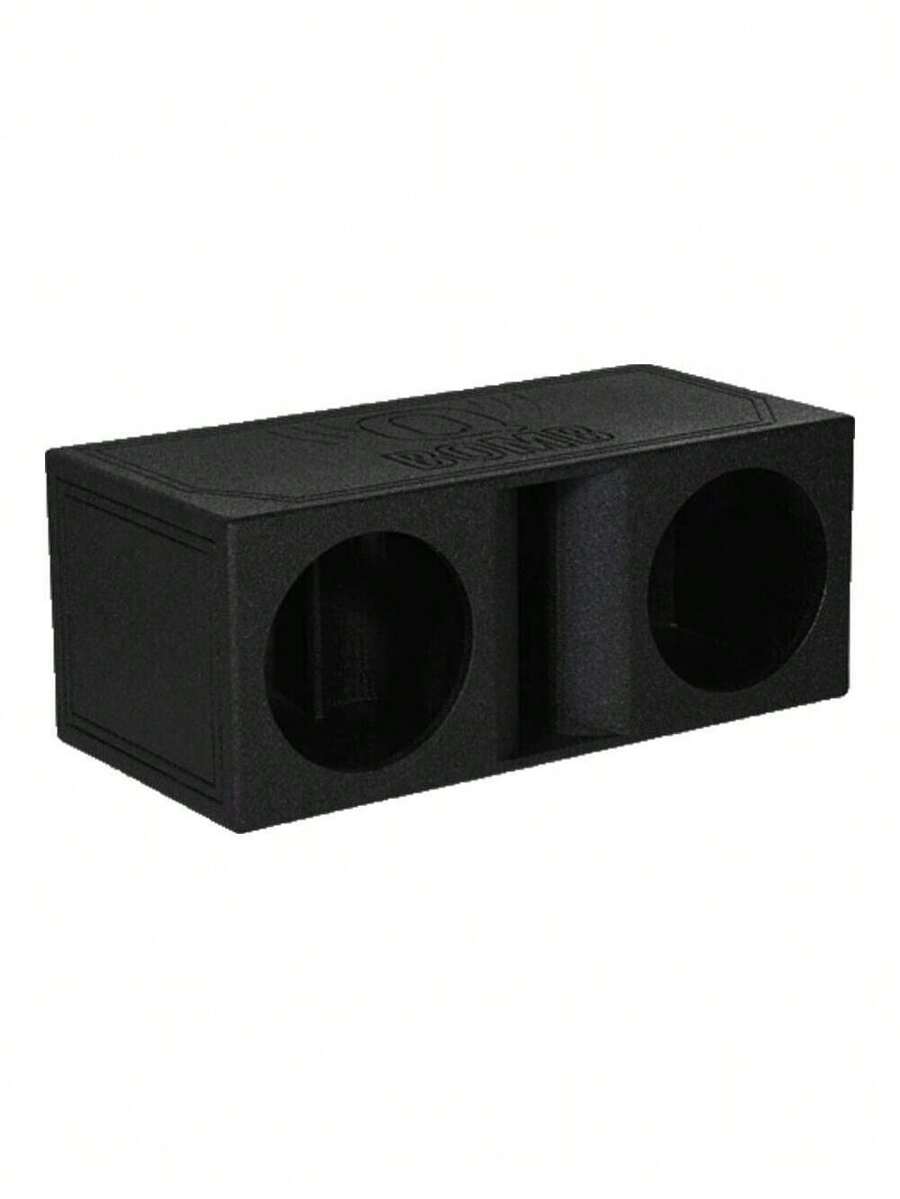 Caja vacía para subwoofer QPOWER QBOMB DUAL de 12" con puerto de bocina ...