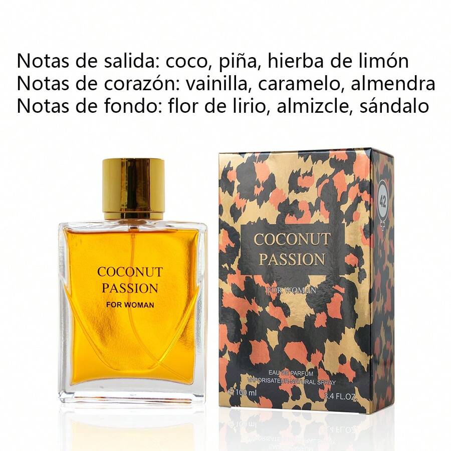 Coconut Passion Perfume For Women 100ML Is A Warm, Sweet Fragrance With ...