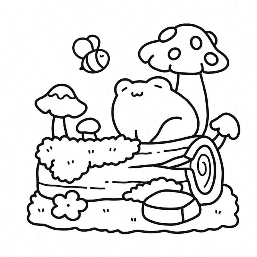 Cozy Cute Coloring Book With Bold And Relaxing Designs For Cozy ...