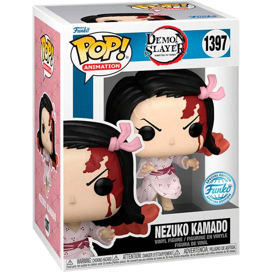 Funko | POP DEMON SLAYER KIMETSU NO YAIBA NEZUKO KAMADO FIGURA ESCLUSIVA - Edizione limitata da ...