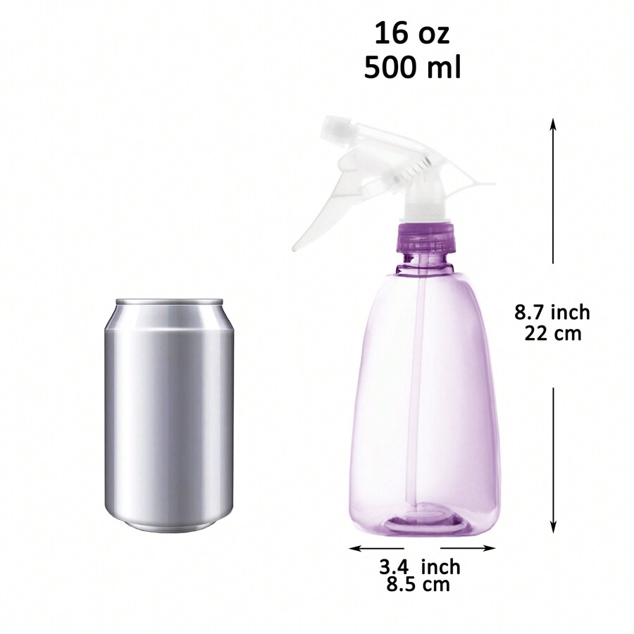 Youngever 6 Pack 16 Ounce Empty Plastic Spray Bottles, Spray Bottles For Hair And Cleaning ...