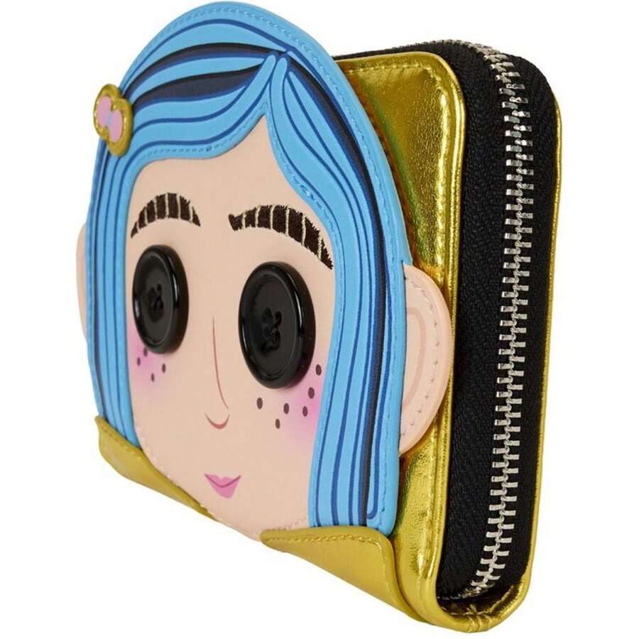 Ecommerc3 Cartera Muñeca Coraline - Cartera Licencia Oficial - Diseño Moderno Y Elegante ...