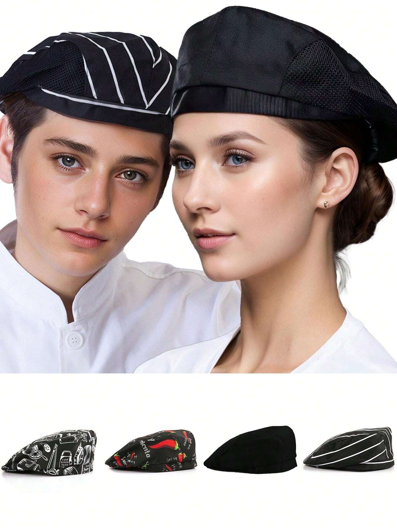 1pc Unisex Hotel Chef Hat, Coffee Shop Restaurant Server Pirate Hat ...