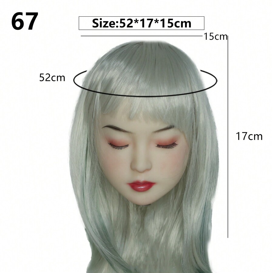 Realistic 3d Face Tpe Sex Doll Head Love Doll Adult Sex Toy Sex Toy Lifelike Male Love Doll