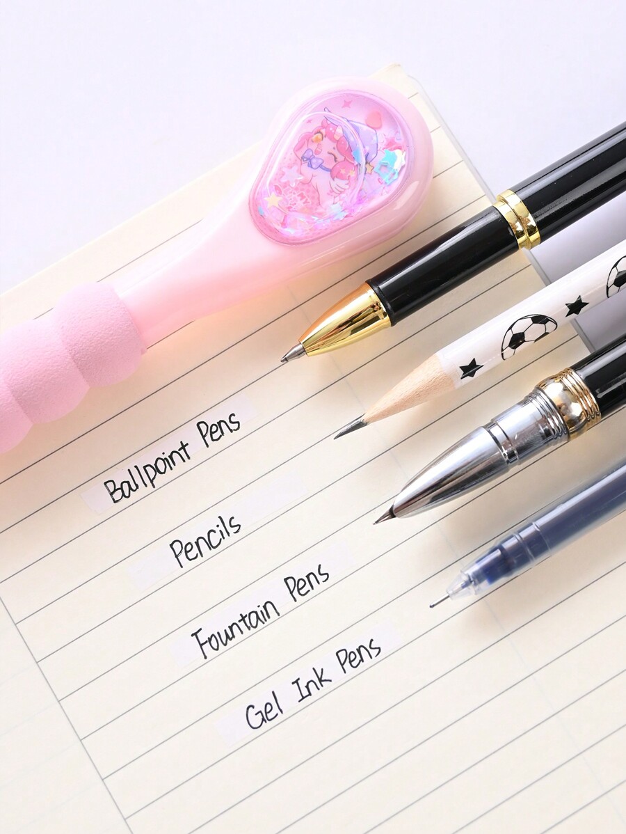 3 Pcs(1 Box) High Capacity Pink Correction Tape Stationery | SHEIN