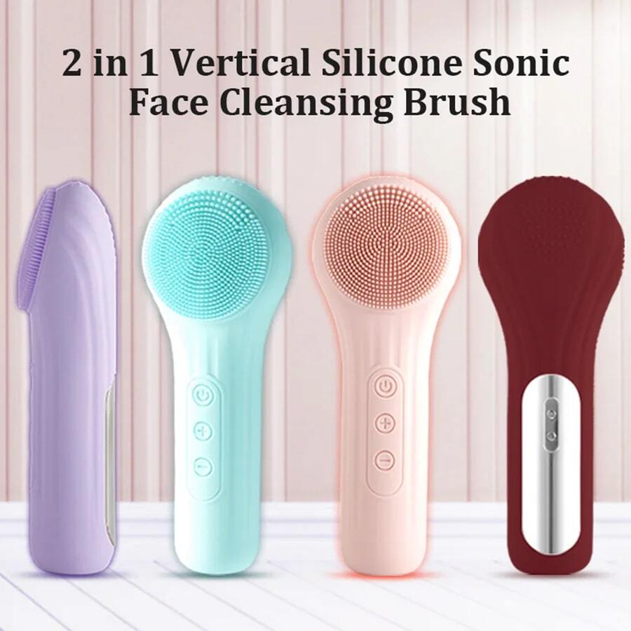 Waterproof Facial Cleansing Brush For Men & Women Rechargeable ...