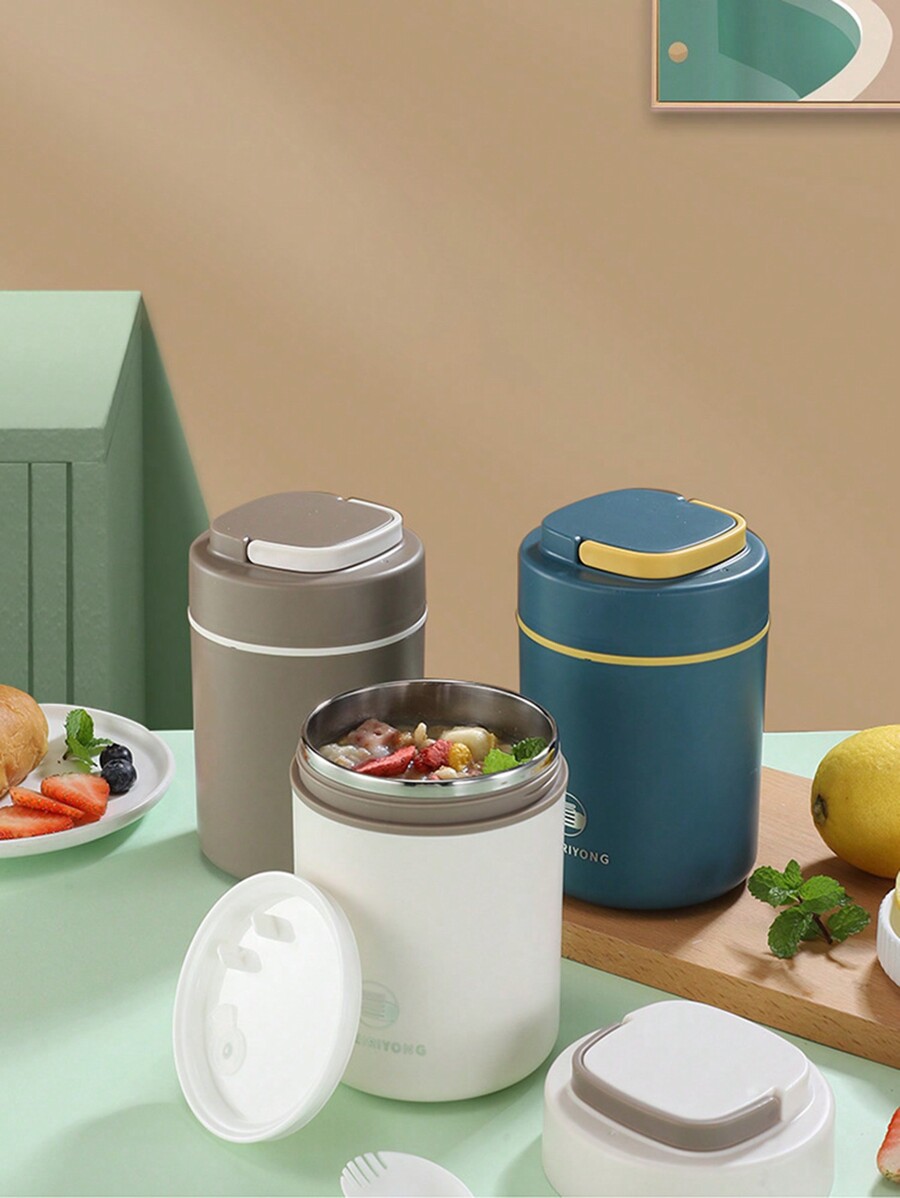 500ML,Stainless Steel Insulated Lunch Box - Portable Soup & Porridge ...