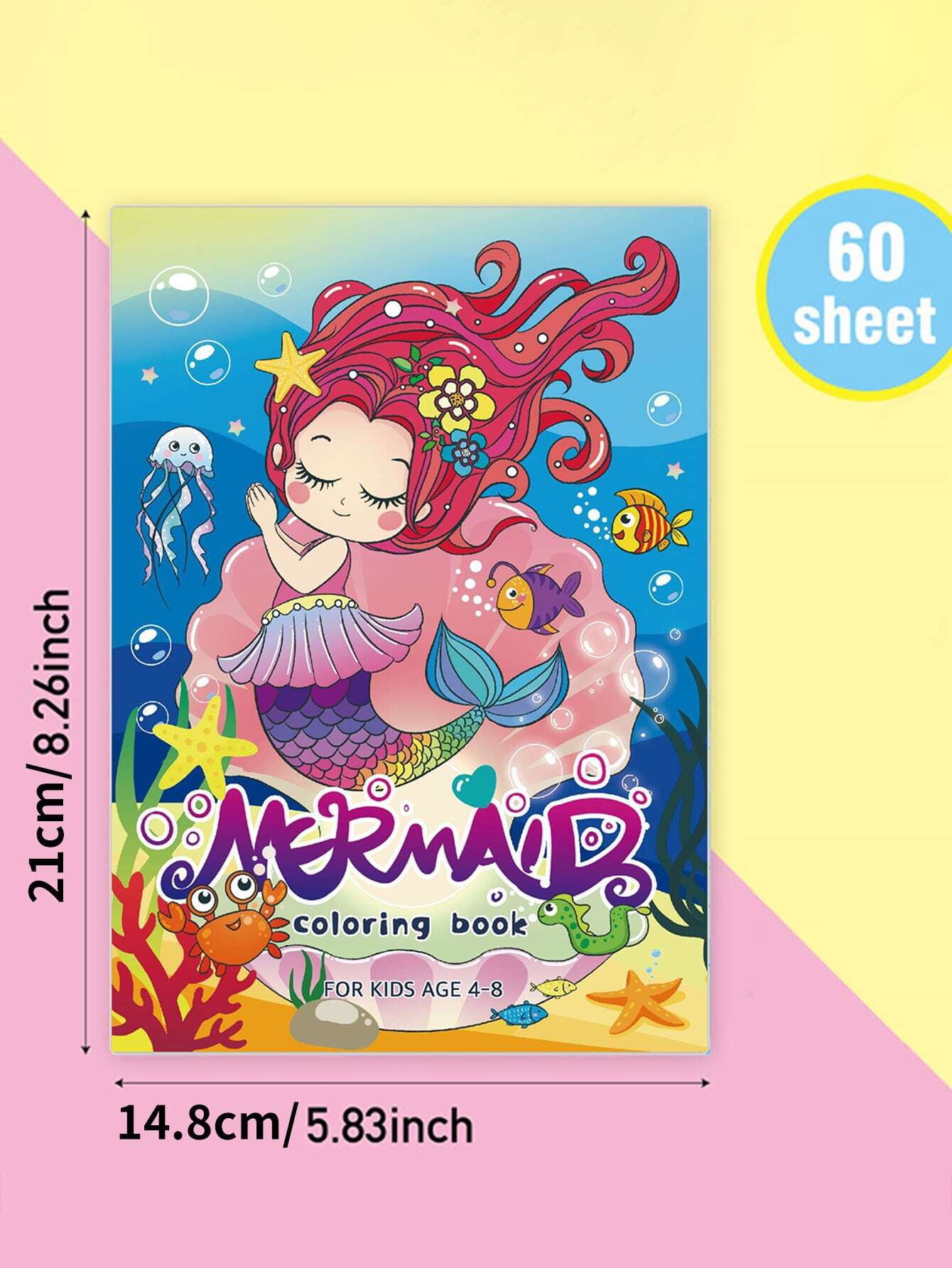 Cutie Mermaid: Coloring Book For Adults And Teens Featuring Adorable ...