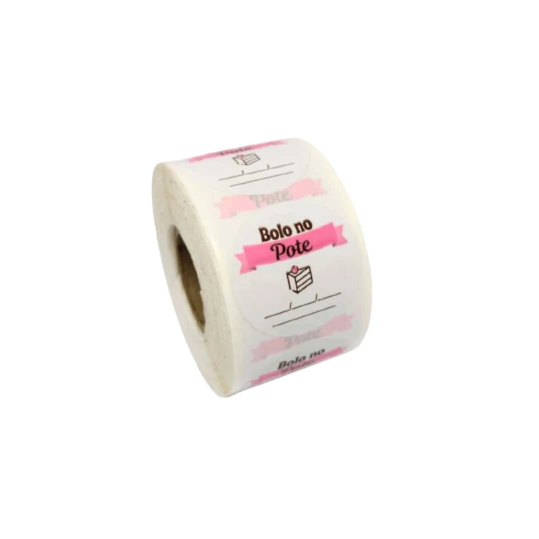 500 Round Sweet Cake In A Jar Adhesive Labels | SHEIN USA