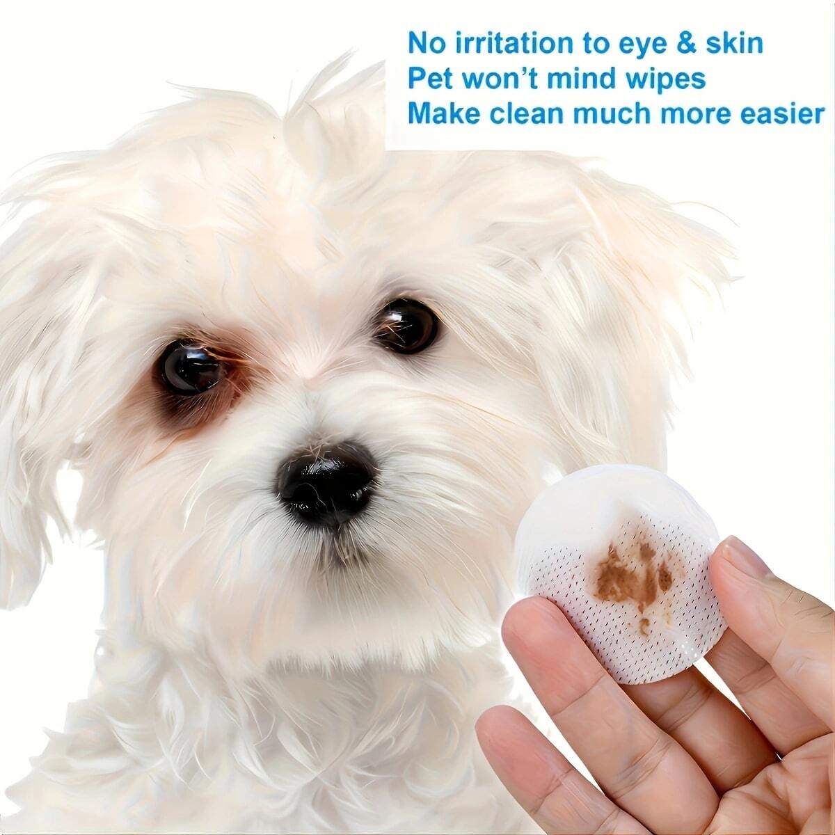 150pcs Pet Grooming Wet Wipes For Dogs And Cats, Removes Eye Gunk And ...