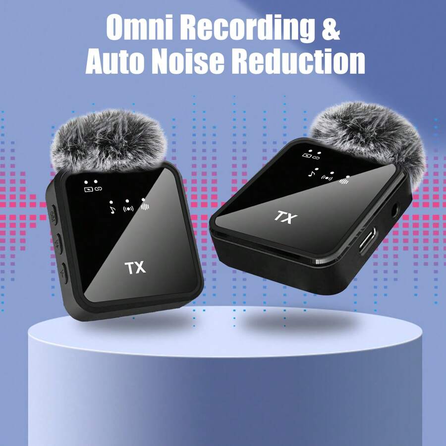 Professional Wireless Lavalier Microphone For Android, IPhone IPad With ...