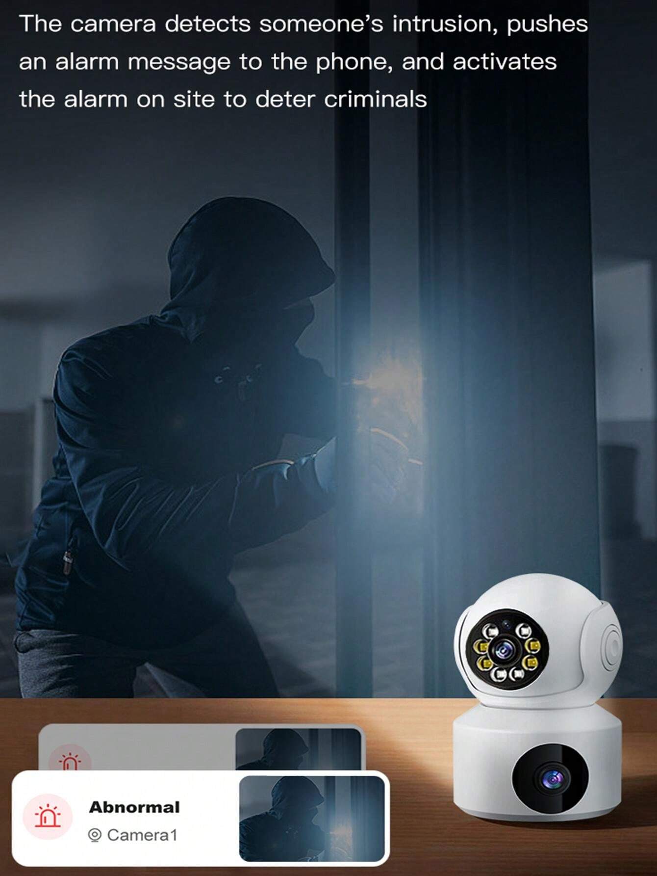 Dual Lens Smart Auto Cruise Camera, Ultra-Wide Angle Dual Lens 1080P HD ...