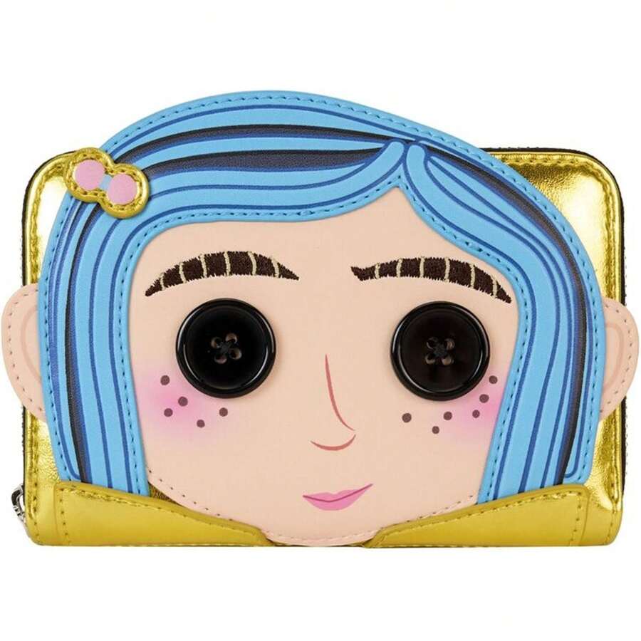 Ecommerc3 Cartera Muñeca Coraline - Cartera Licencia Oficial - Diseño Moderno Y Elegante ...
