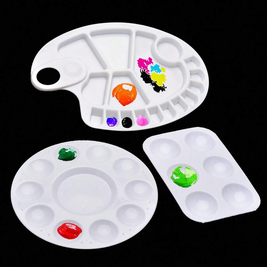 Watercolor Palette, Palette Paint Case With 10 Well , Paint Tray ...