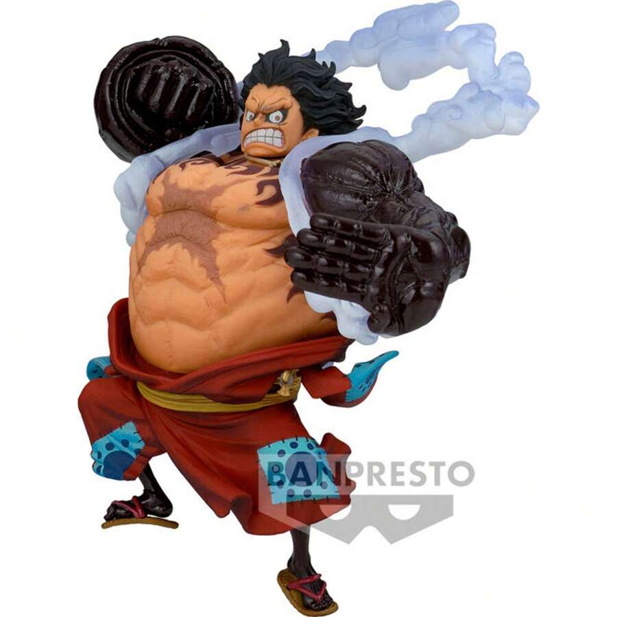 Banpresto | FIGURA DO MACACO D LUFFY VER. A KING OF ARTIST ONE PIECE ...