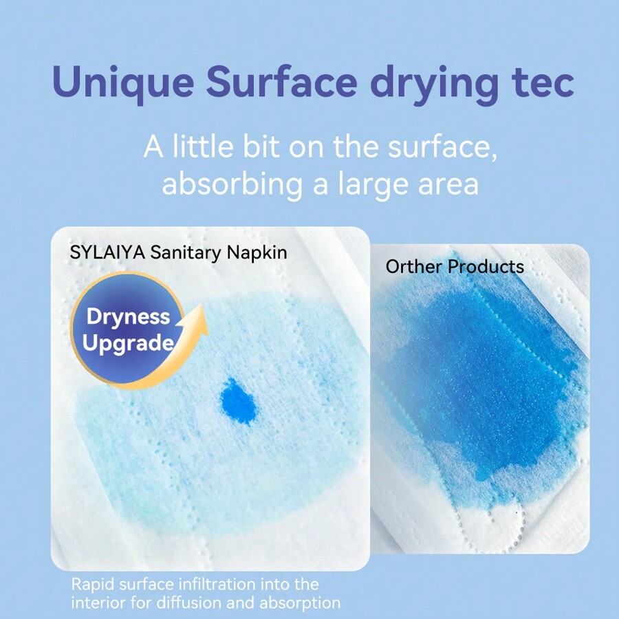 SULAIYA SULAIYA PROBIOTICS Sanitary Napkins Unique Surface Drying Tec ...