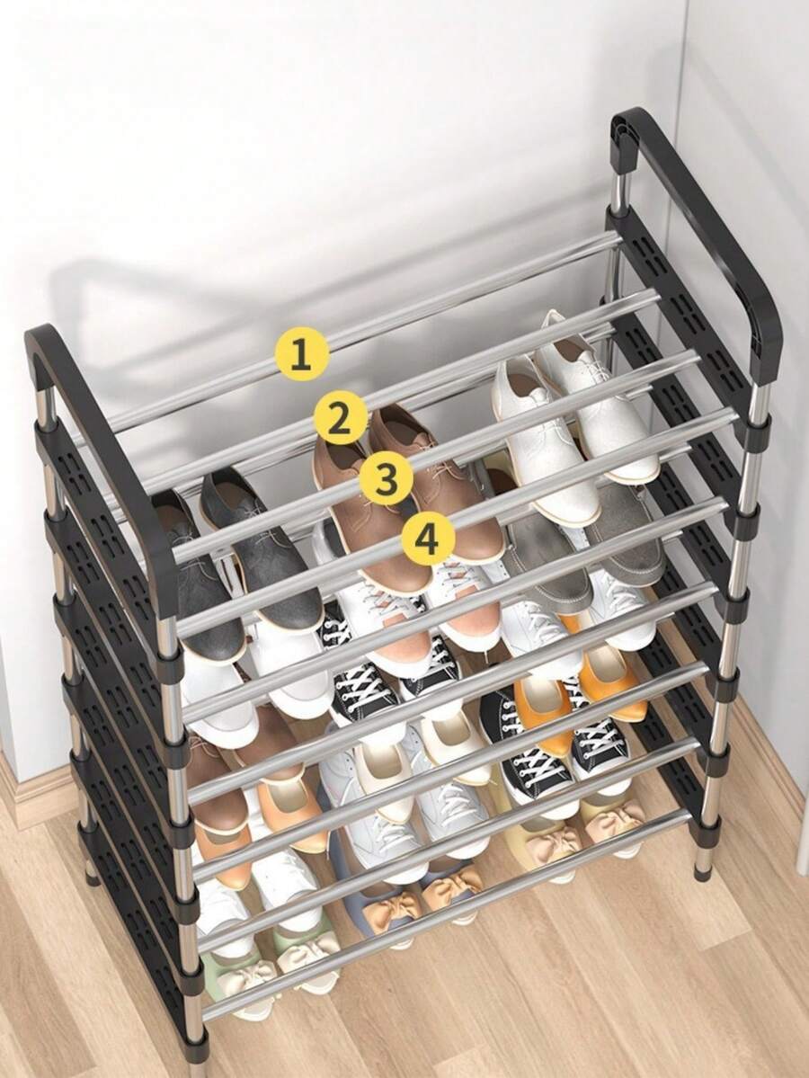 1pc Minimalist Shoe Rack, Shoe Storage Organizer, Simple, Sturdy ...
