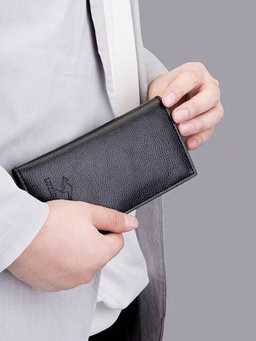 Men's Artificial Leather Wallet With Ultra-Thin Credit Card ID Card And ...