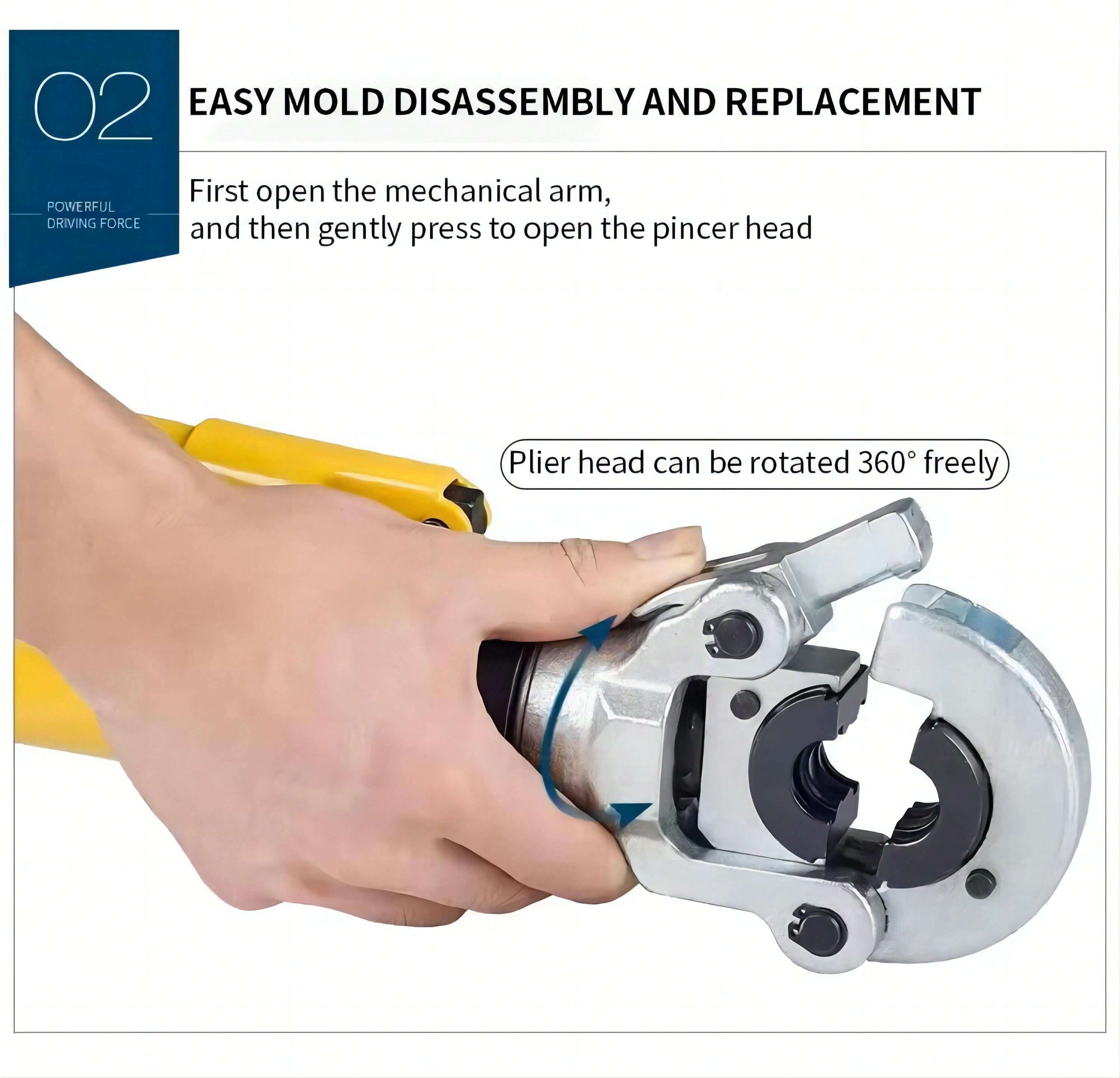 8T Hydraulic Crimping Tool, Crimping Diameter 16-32mm, For Multilayer ...