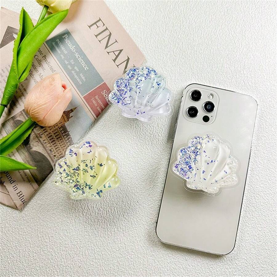 Quicksand Sparkle Mobile Phone Shell Airbag Bracket Stick-Type ...