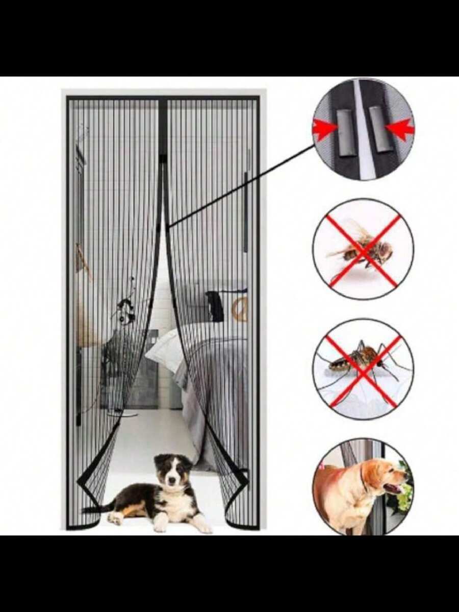 Mosquito Screen Door With Magnetic Closure Against Zika Dengue 210x100 ...
